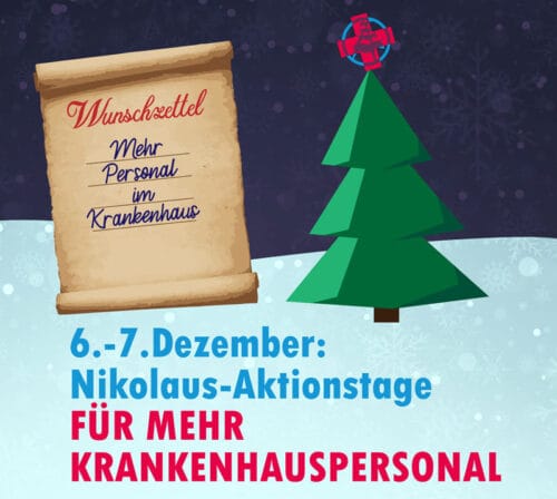 Nikolaus-Aktionstage für mehr Krankenhauspersonal – Sebastian Rave