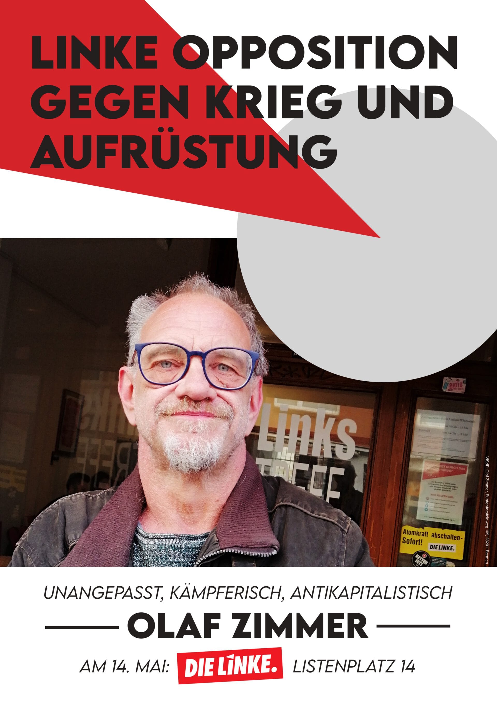 Wahlplakat Olaf Zimmer – Sebastian Rave